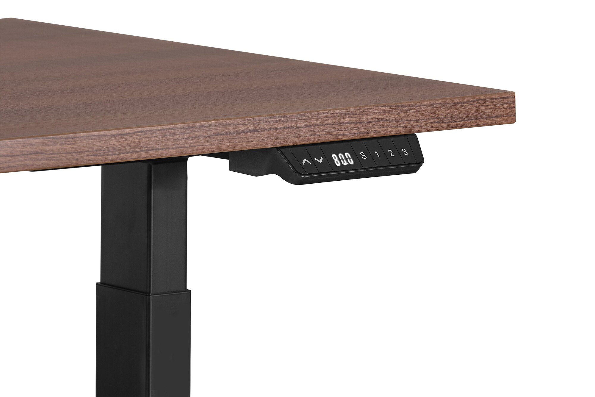 Biurko regulowane ACTIVE II 140x70 - orzech/czarny, Unique - Meble ...